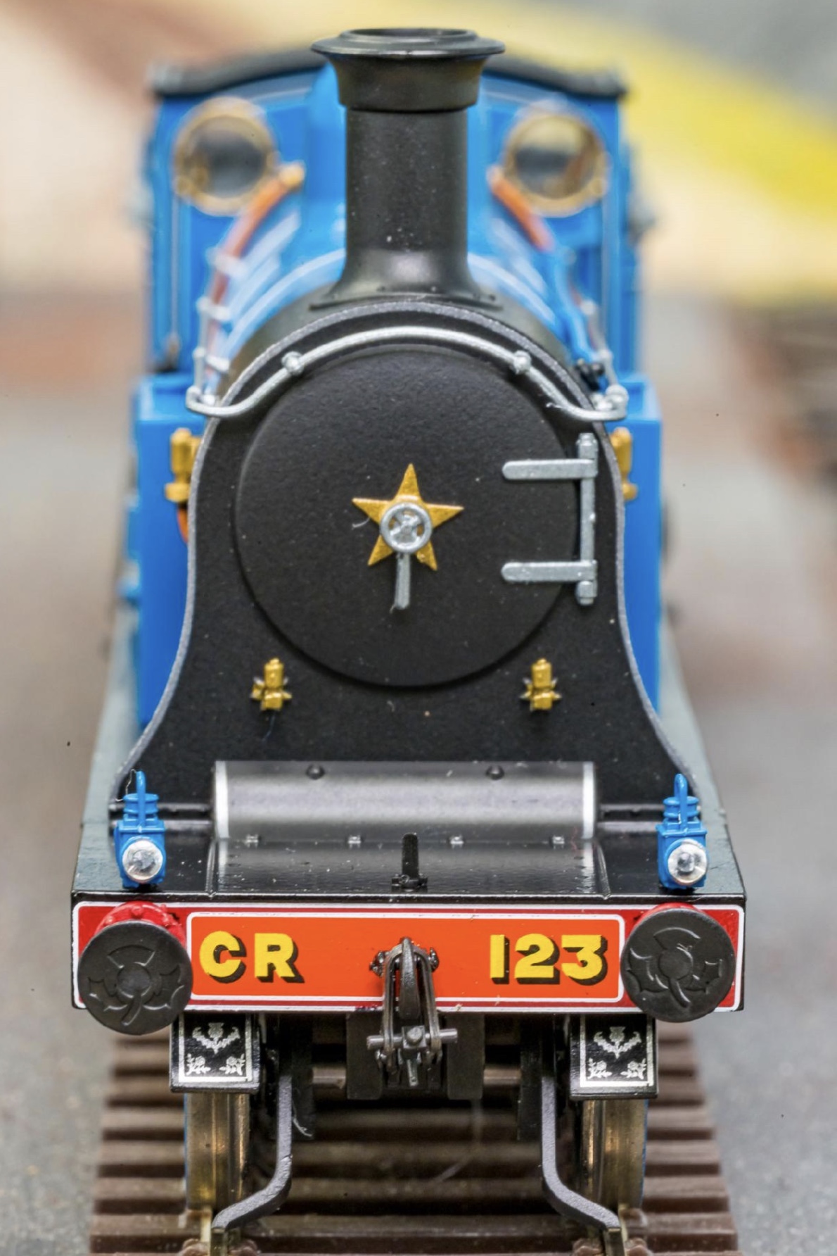 The manufacturer has also included the thistles that were engraved into ...